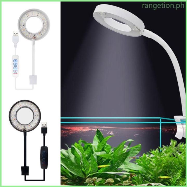 RAN Saltwater Fish Tanks LED Aquarium Light Clip-on for Grow Coral LED ...