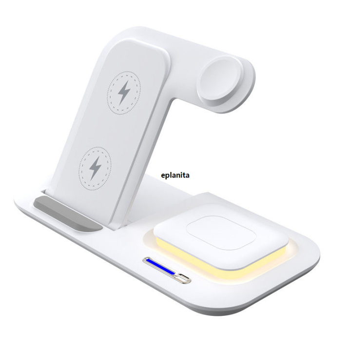3 in 1 Foldable Wireless Stand For iP15, 14, 13, 12 Pro/Max/Plus, Air ...