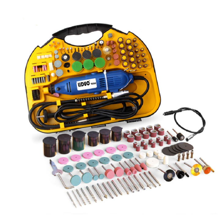Dremel Tool Portable rotary tool set 211 pcs angle mini electric ...