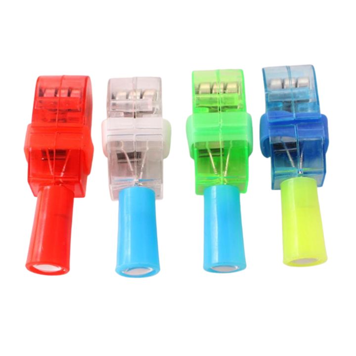 6PCS Finger Torch Light Up Ring Laser LED Party Favors Night Glow Beam ...