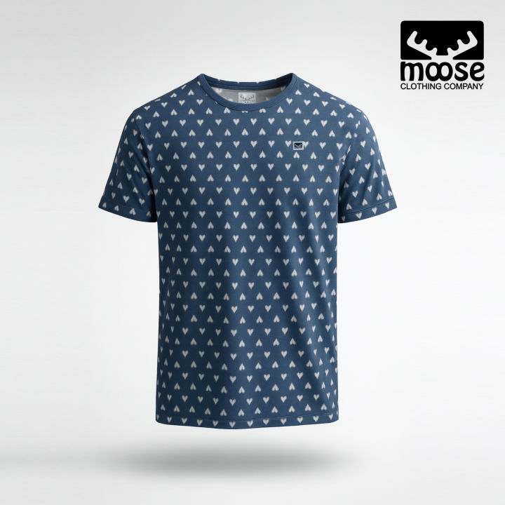 Moose Everyday Essential Tee - White Heart | Daraz.lk