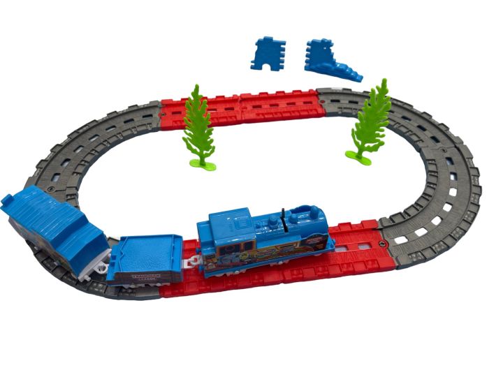 DIY Kids Multi layer Electric battery Train Track Toy Thomas Big ...
