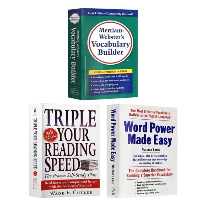 The Power of Words in English Vocabulary Books+Webster Roots Dictionary ...