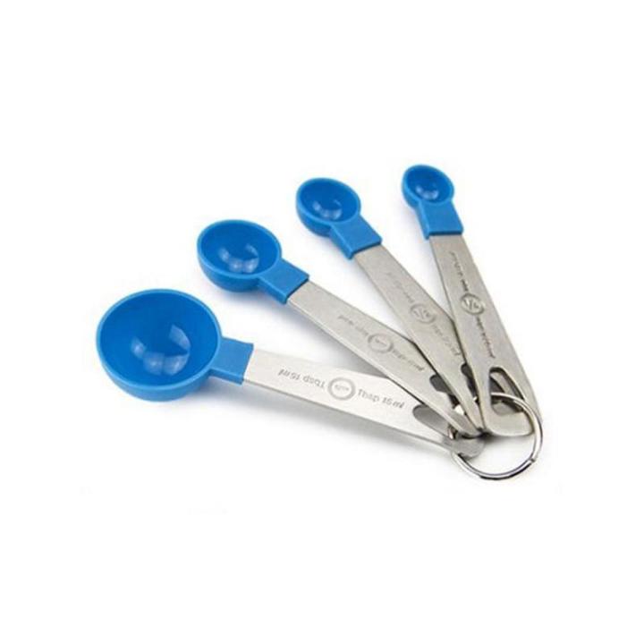 Measuring Spoon Set 4 Pcs - Blue | Daraz.lk