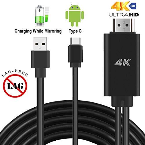 Type-C to HDMI Cable 2m with USB Power | 4K Ultra HD Display Adapter ...