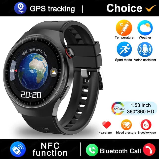 For Huawei GT4 PRO Smart Watch Men Watch 4 Pro AMOLED HD Screen ...