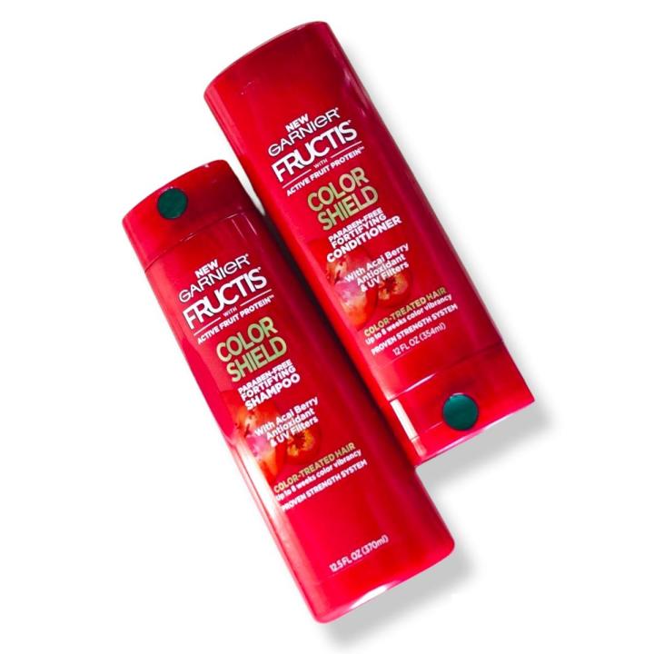Garniers Hair Care Fructis Color Shield Shampoo & Conditioner Made In ...