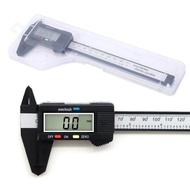 Digital Vernier Caliper 0-150 mm 6 inch LCD Screen Measuring Tool ...