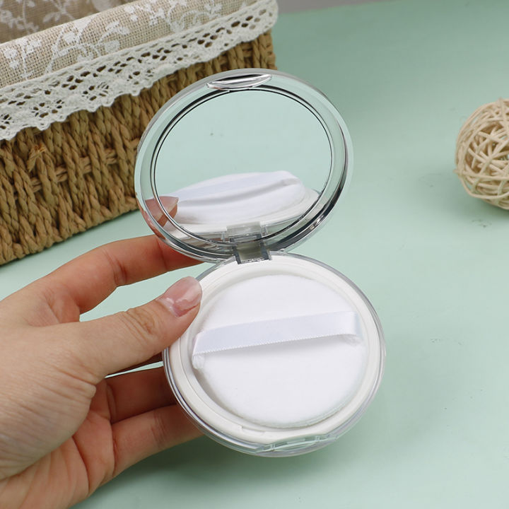 5g Portable Powder Box Empty Travel Makeup Container with Powder Puff ...