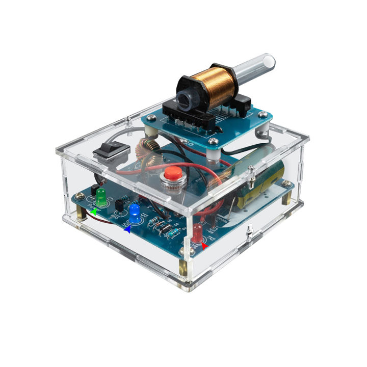 HU-064 High Voltage Electromagnetic Gun DIY Kit Coil Booster Module ...