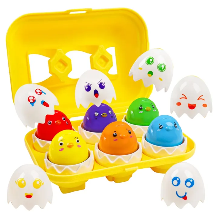 Easter Eggs Toddler Sensory Matching Eggs Toys Easter Eggs Filled Educational LearningTravel ...