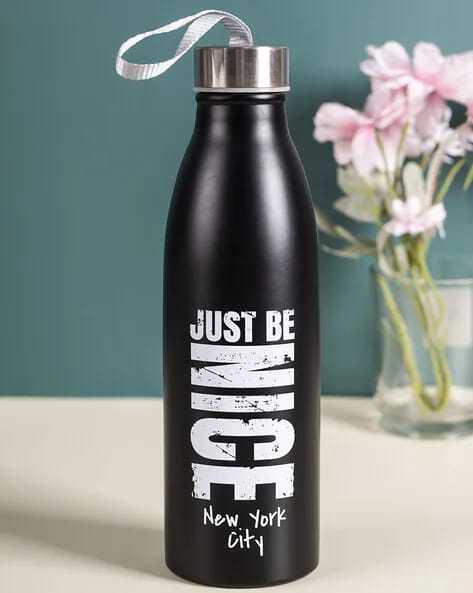 Market99 nice 750Ml Stainless Steel Water Bottles white green black gray with Rope Food Grade ...