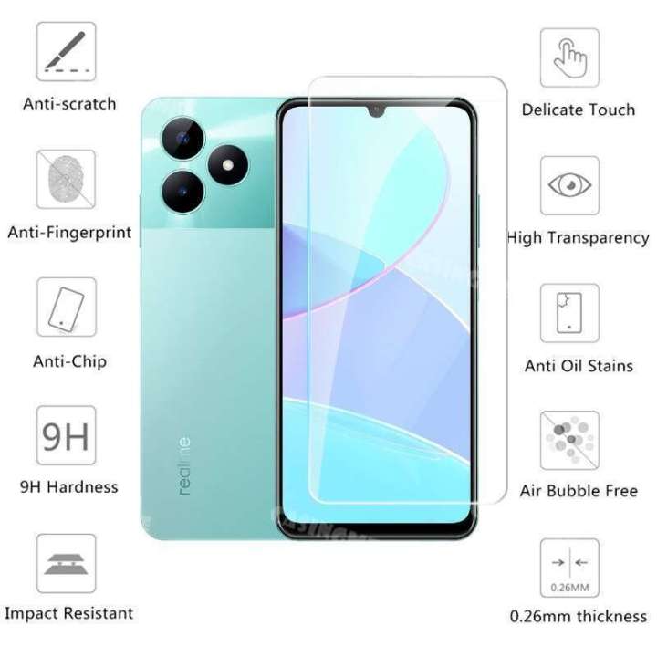 Full Cover Tempered Flim For Realme Realmi C51 NFC C53 C 51 51C ...