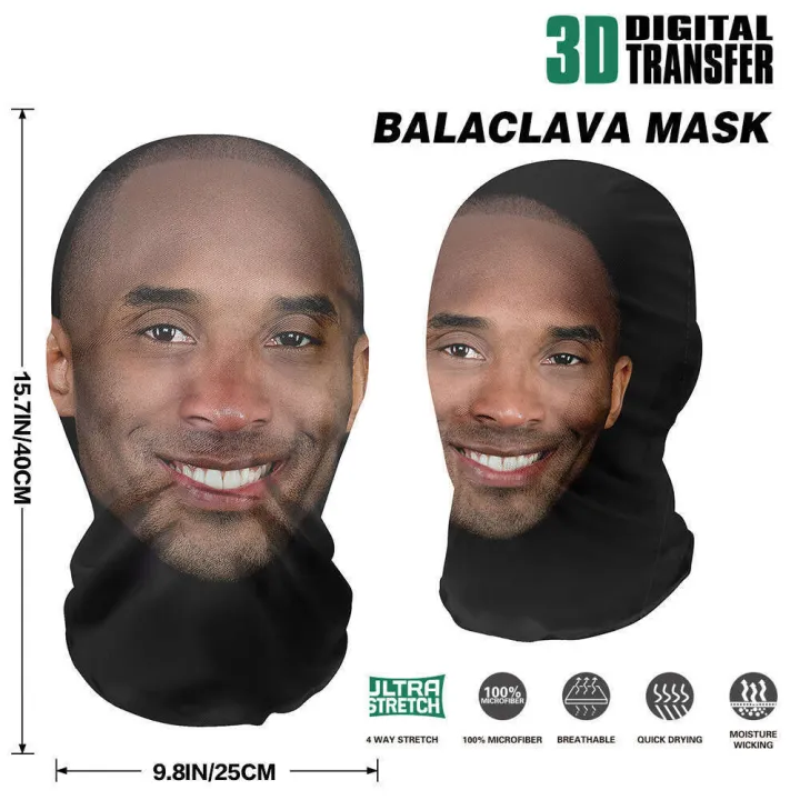 Sun Protection Funny 3D Human Face Simulation Mask James Owen Party ...
