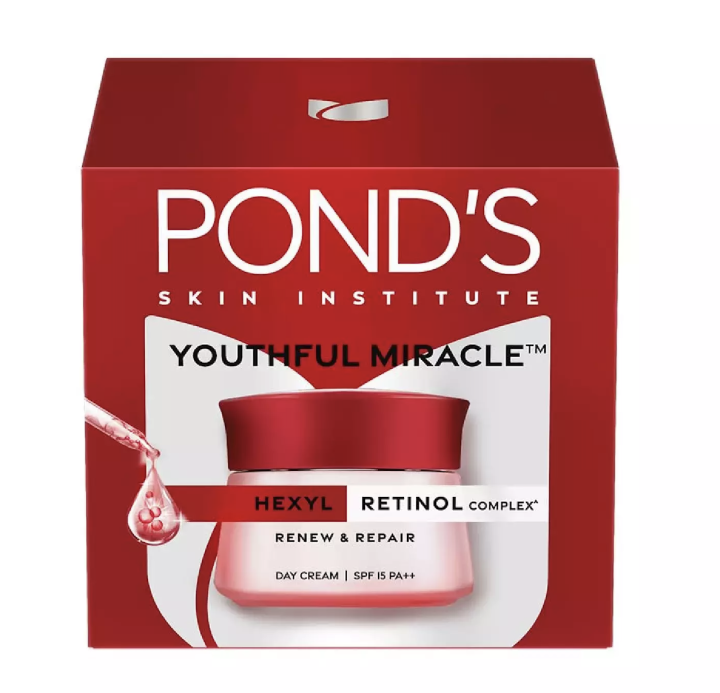 PONDS Age Miracle Anti Aging Day Cream With 10% Retinol-C Niacinamide ...