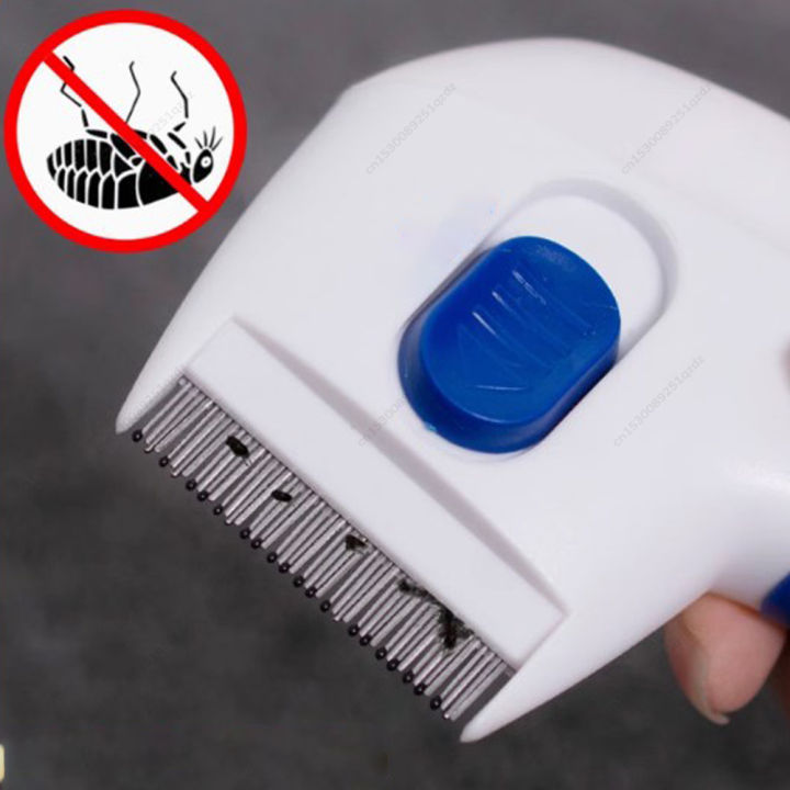 Flea Comb Electric Pet Anti Flea Tick Pest Cat Dog Kills Fleas Pet ...