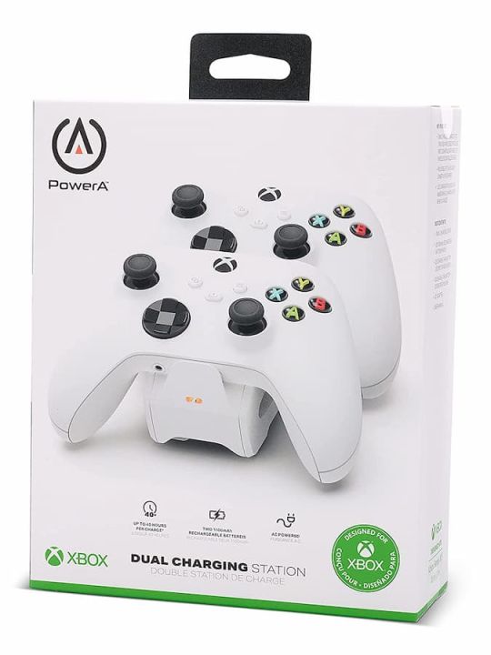 PowerA Dual Charging Station for Xbox (Includes Two 1100 mAh ...
