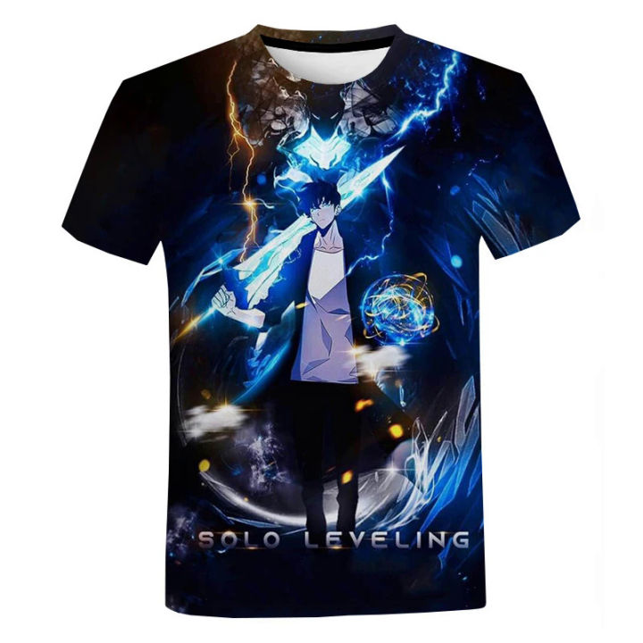 New Anime solo leveling 3D printed T-shirt men Women summer cool ...