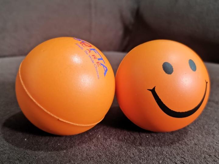 Finger Exercise Balls (Smiley Face Stress Balls) 2pcs pack | Daraz.lk