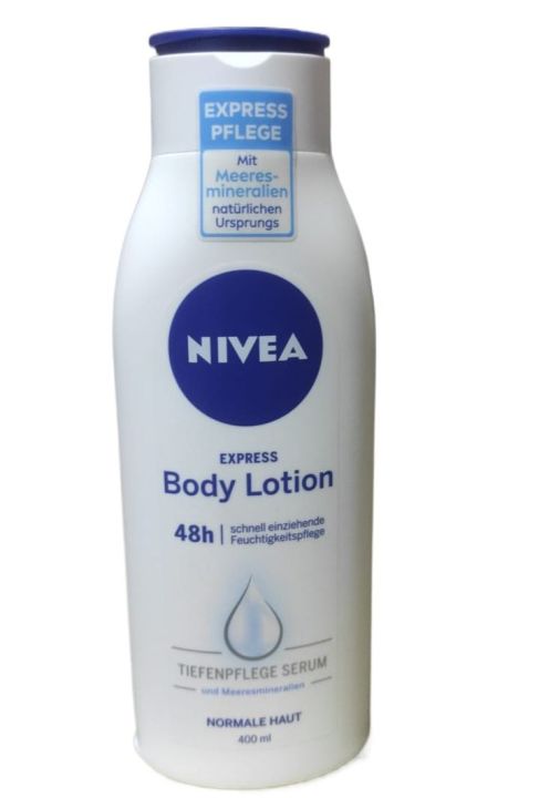 Original NIVEA Express Pflege Body Lotion with Tiefenpflege Serum 400 ...