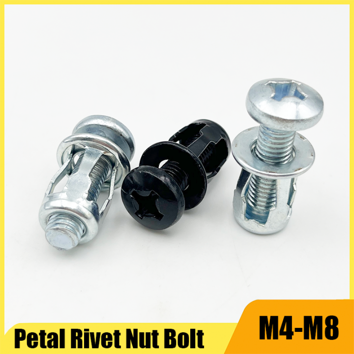 M4 M5 M6 M8 Petal Shape Metal Rivet Nut Expansion Clamp Panel License ...