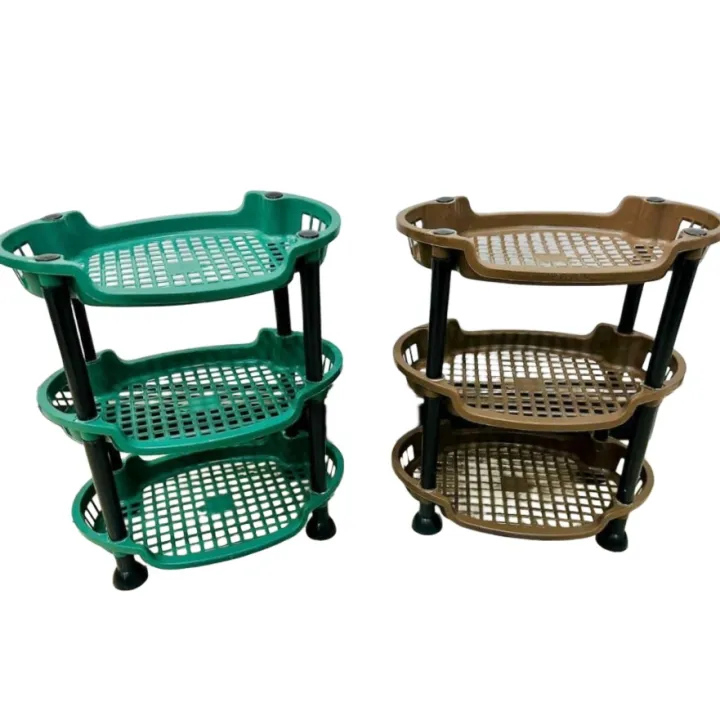 Plastic Rack 3 Layer Vegetable Rack multy usage small size | Daraz.lk