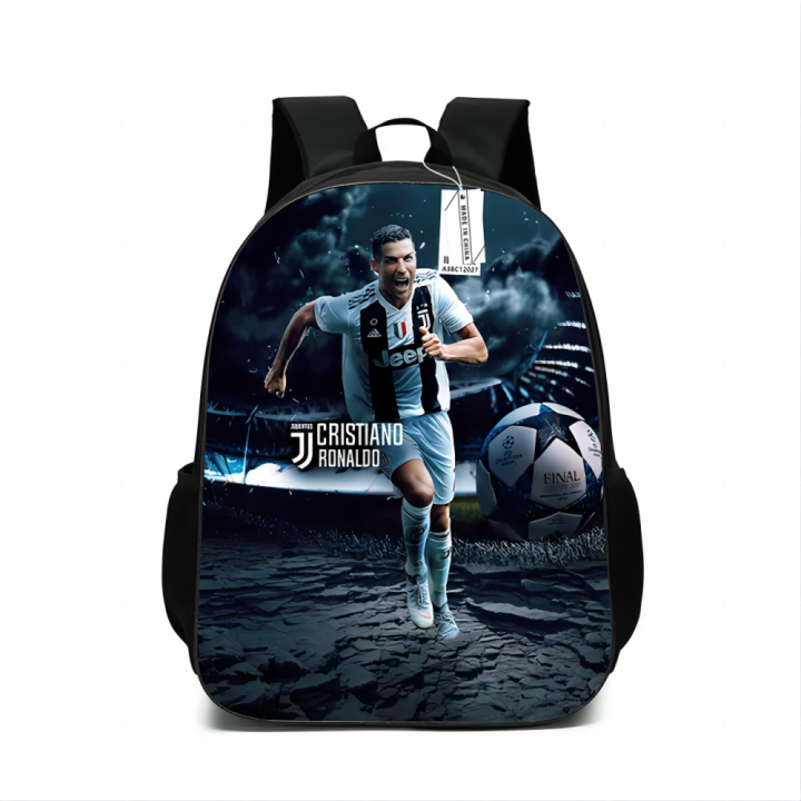 CR-7 Ronaldo Poster Bag, Football Backpack, Student Bag, Children's ...