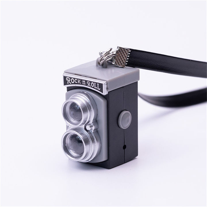 Mini Camera Keychain Car Key Chain Key Ring LED Flashlight Colorful ...