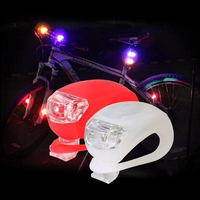 Mini Silicone LED Bike Lights Bicycle Front Rear Waterproof Lights Daraz.lk