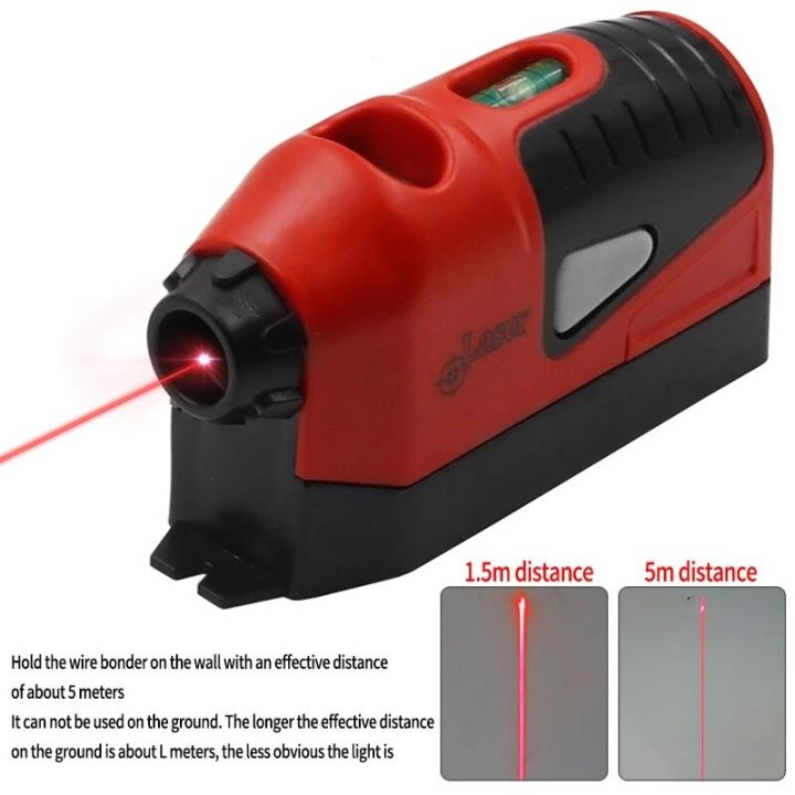 NEW 1 Pc Mini Vertical Spirit Level Tool Laser Level Laser Straight The ...