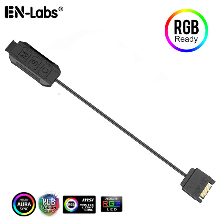 Rgb Controller Cable Pc 5v 12v Argb Cpu Case Cool Fan Led Strip Lamp ...