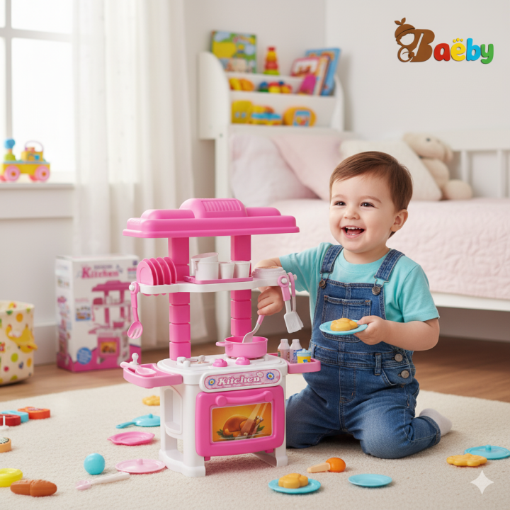 Kitchen set 333A-55 | Toy kitchen set for boys and girls. Comes in a ...