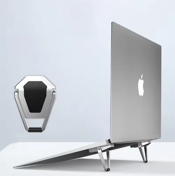 Metal Fold Stand, Foldable and Portable Laptop Stand with Aluminum ...