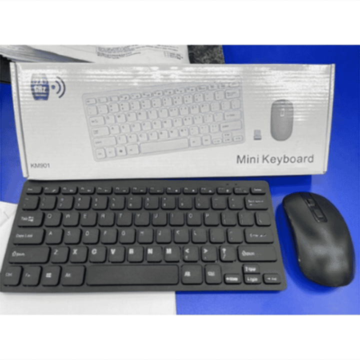 2.4G Wireless Keyboard KM901 Portable Keyboard Mouse Combo Mini ...