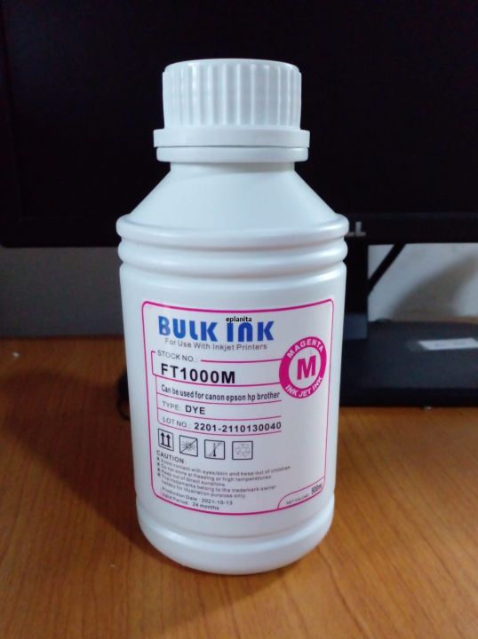 500ML Bottle Refill Universal Dye Ink 3Color For Epson Canon HP Brother ...