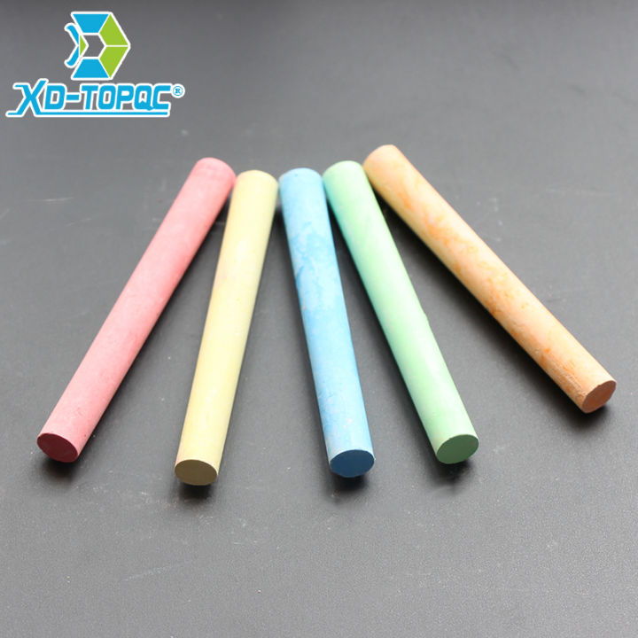 【Toy life hall】5 Colors Little Dust Sticks Pastel Blackboard Chalkboard ...