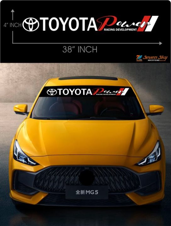 Windscreen TOYOTA Tinted Stickers Car Buddy Van Alto WagonR Mini Car ...