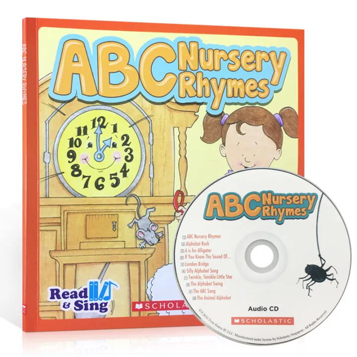 Read and Sing ABC Nursery Rhymes Scholastic Children's Picture Book ...