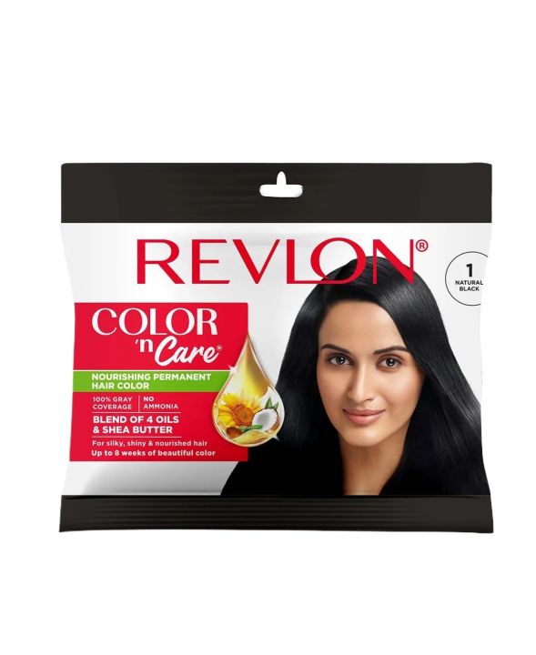Revlon Color N Care [r1nb] Nourishing Permanent Hair Color Sachet - 1 ...