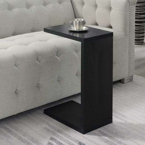 Modern Tall C Table End Table with Storage design for kitchen, living ...