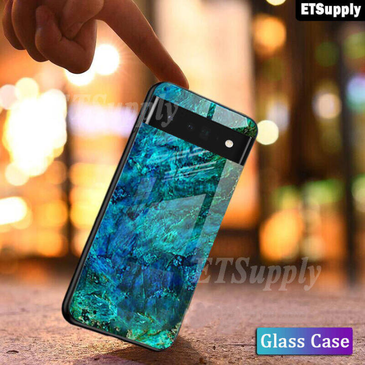 For Google Pixel 8 Pro Phone Case Hard Tempered Glass Protector Casing ...
