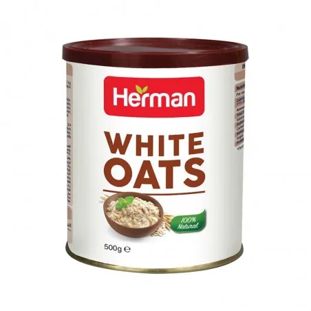 1 x Herman White Oats 100% Whole grain oats Easy to prepare Good source ...