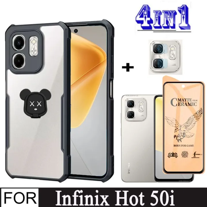 Infinix Hot 50i Shockproof Phone Case for Infinix Smart 9 Camera Lens ...