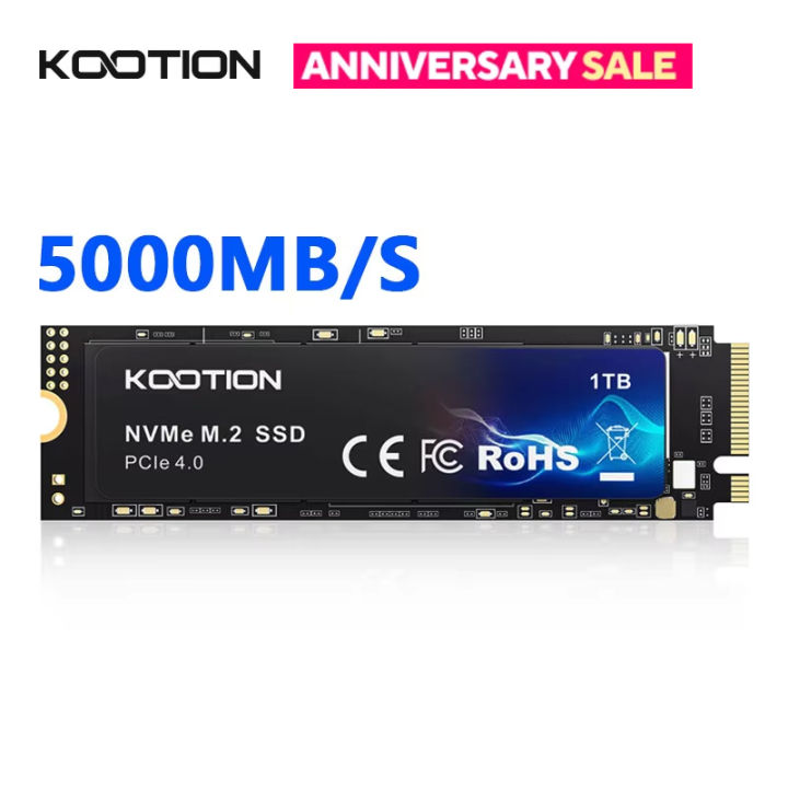 KOOTION X16 SSD Nvme M2 512GB 1TB 2TB Gen4 Nvme SSD Hard Disk M.2 2280 ...
