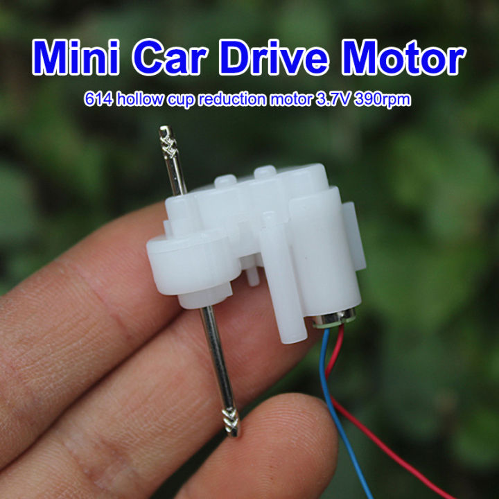 Mini 614 Coreless Gear Motor DC 3.7V 390RPM Dual Shaft Micro Coreless ...