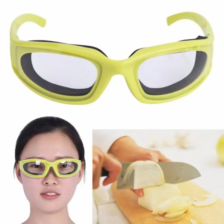 2pcs Eyes Protector Spray Proof Glasses for Cutting Onions Sponge ...
