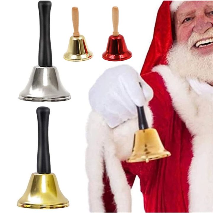 Metal Christmas Hand Bell Noble Reception Dinner Party Music Toy Party ...