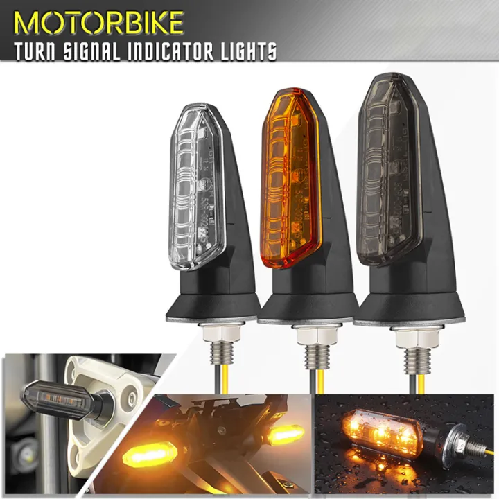 Motorcycle Turn Signal Light Led Indicator Flash Light 12v Turn Signal ...