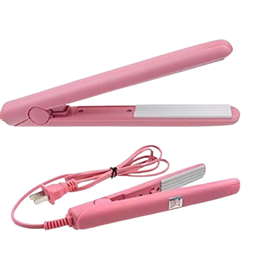 Professional Hair Tool Mini Hair Straightener Smoothing Corrugated ...