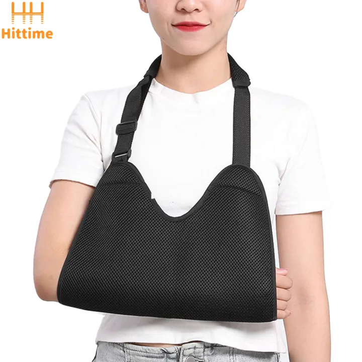 Hittime Breathable Forearm Sling for Fracture Adjustable Shoulder Arm ...